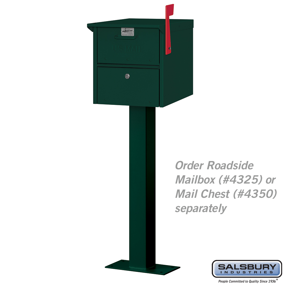 Standard Pedestal - Bolt Mounted - for Roadside Mailbox and Mail Chest ...