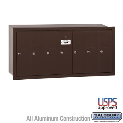 Vertical Mailboxes - Recessed Mounted - for U.S.P.S. Delivery ...