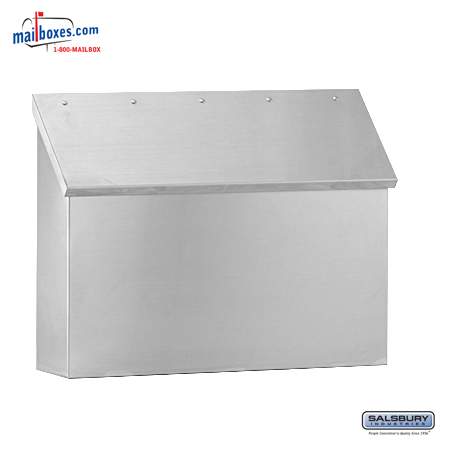 Stainless Steel Mailboxes - Standard - Horizontal Style | Mailboxes.com