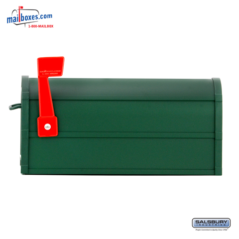 Heavy Duty Rural Mailbox - Green | Mailboxes.com