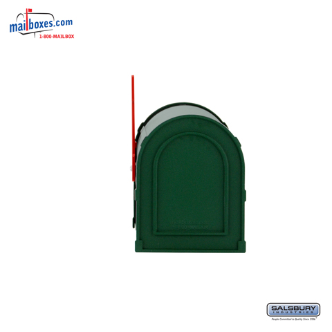 Heavy Duty Rural Mailbox - Green | Mailboxes.com