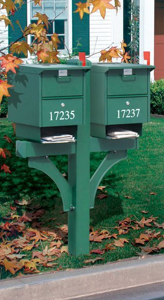 Roadside Mailbox - Green | Mailboxes.com
